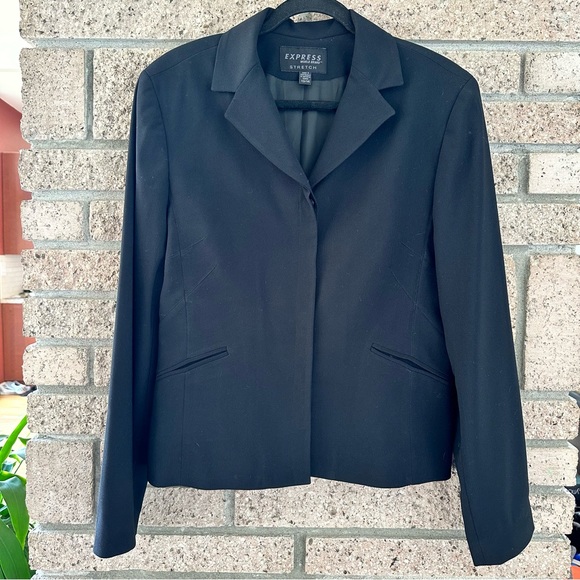Express | Jackets & Coats | Vintage Express Black Blazer | Poshmark